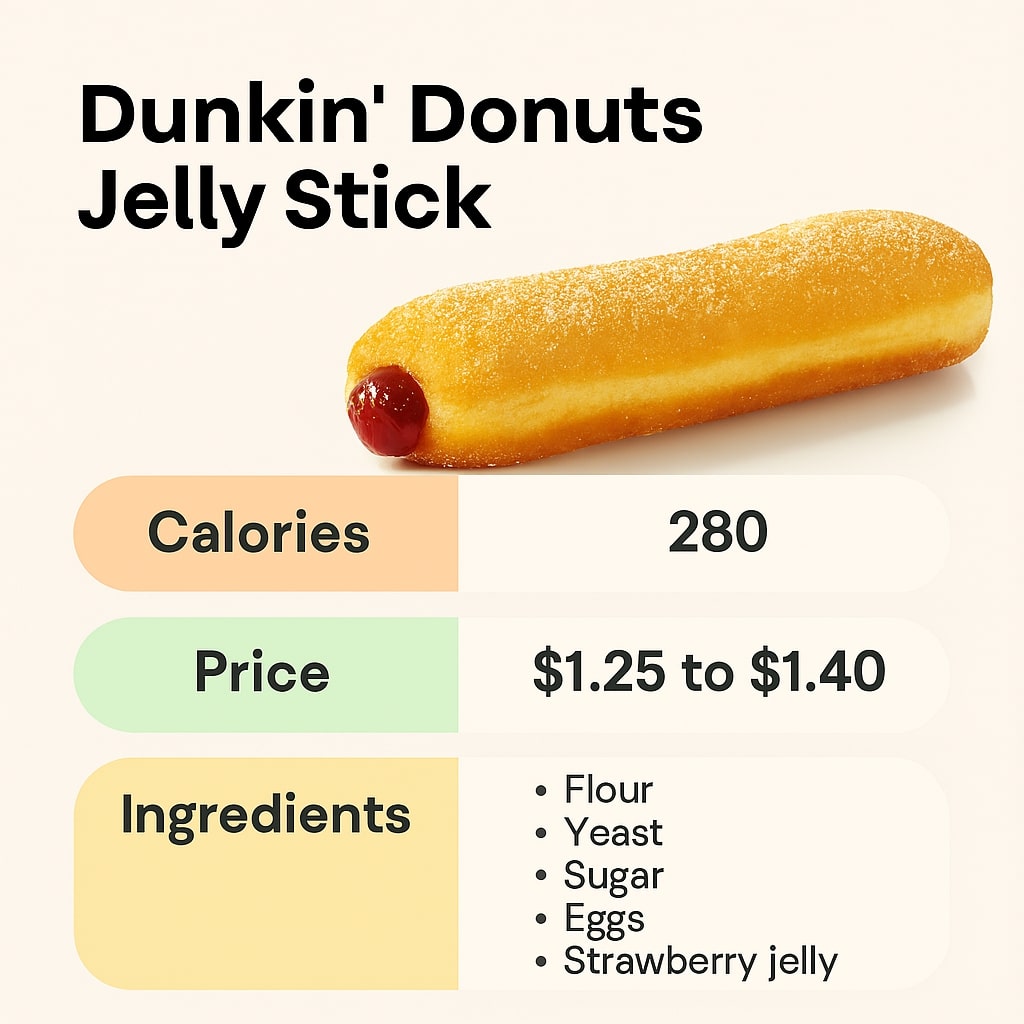 Dunkin Donuts Jelly Stick: A Complete Guide - Dunkindonutmenuprices.com